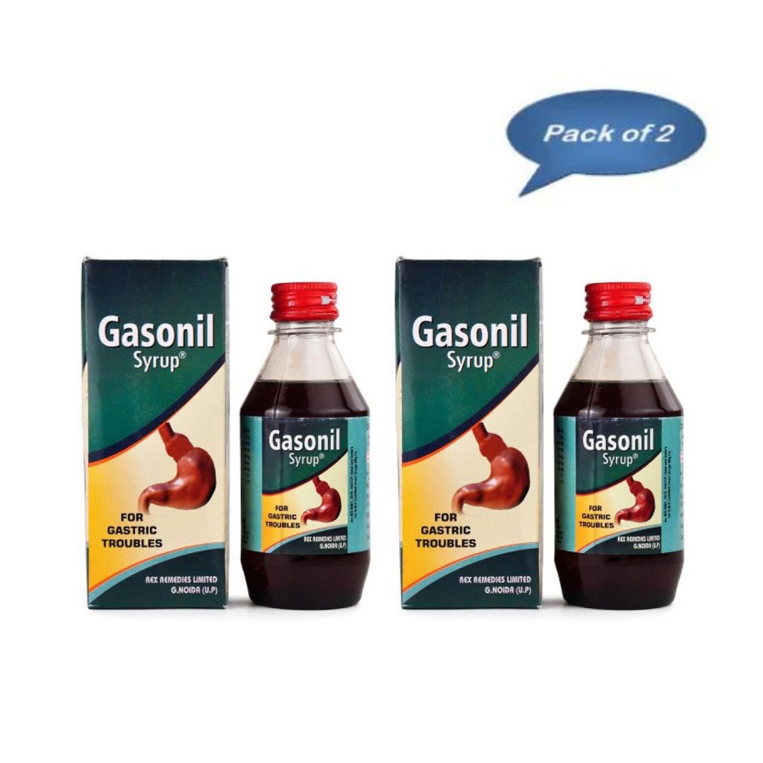 Rex Remedies Gasonil Syrup 100 Ml (Pack Of 2) – Uniqrr.com(यूनिकर)