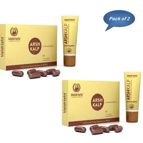 Vaidhrishi Arshkalp Kit 6 Tab And Ointment 6 Gm (Pack Of 2) – Uniqrr ...