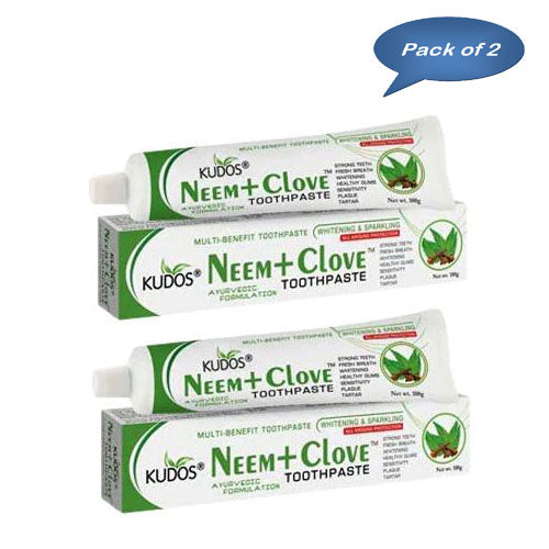 Kudos Neem+Clove Toothpaste 100 Gram (Pack Of 2) – Uniqrr.com(यूनिकर)